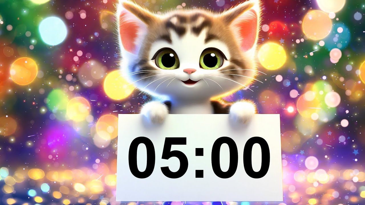 5 Minute Baby Kitten Timer - YouTube