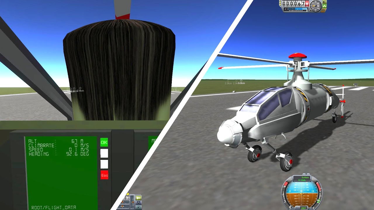 Firespitter cockpit monitor test - Kerbal Space Program - YouTube