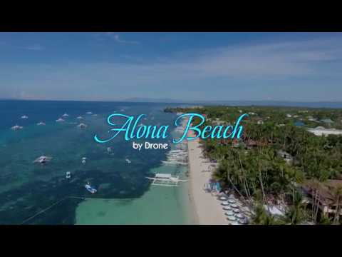 alona beach by drone - YouTube