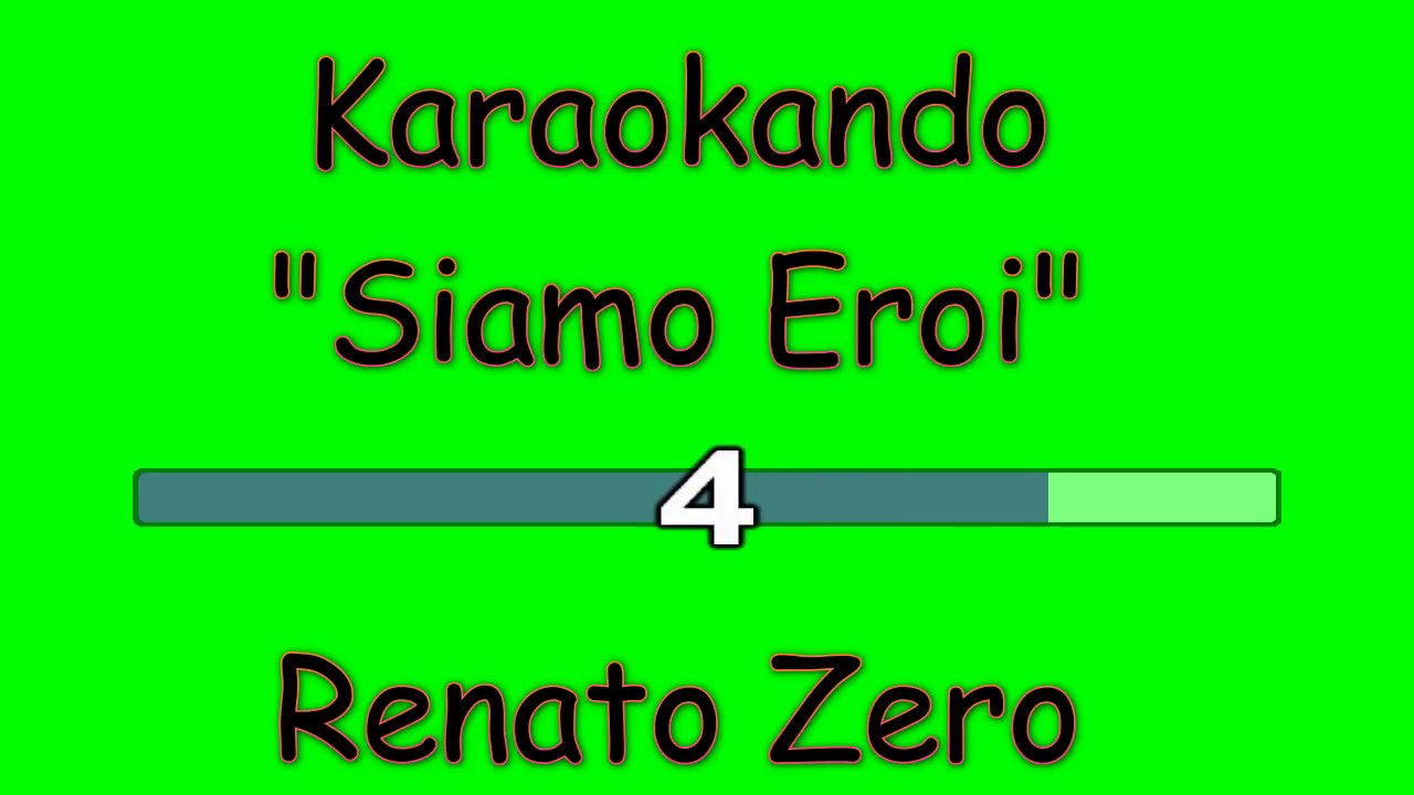 Karaoke Italiano - Siamo Eroi - Renato Zero ( Testo ) - YouTube Music