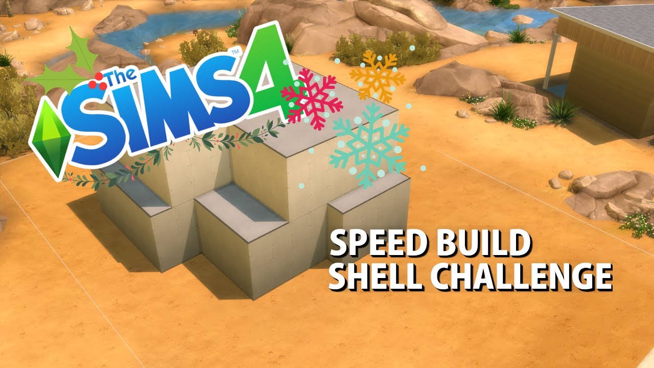 Sims 4 Shell Challenge | Noob Simmer | I tried to make it festive - YouTube