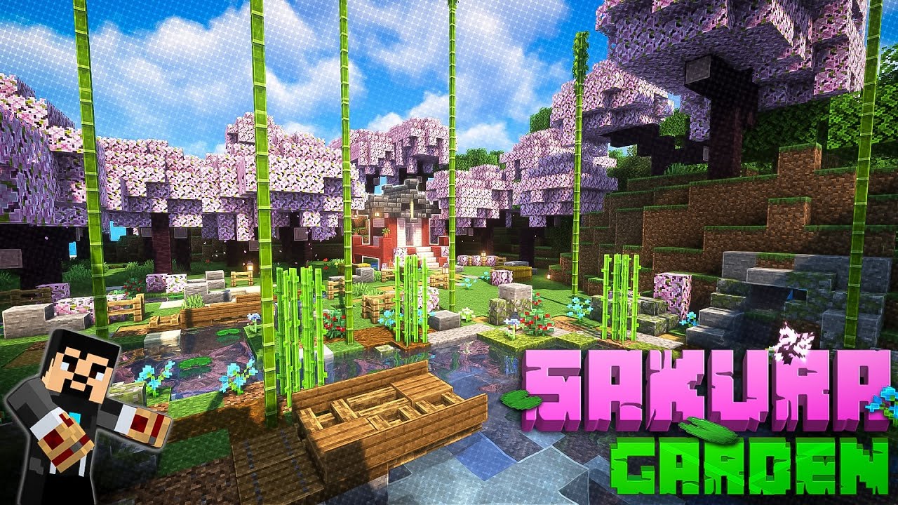 Blossom Haven: A Minecraft Cherry Garden 🌸 - YouTube