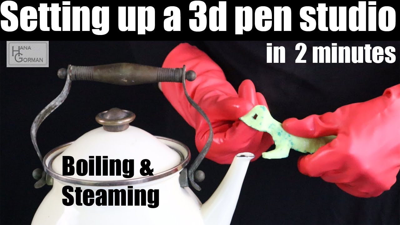 My 3d pen studio Boiling & Steaming - YouTube