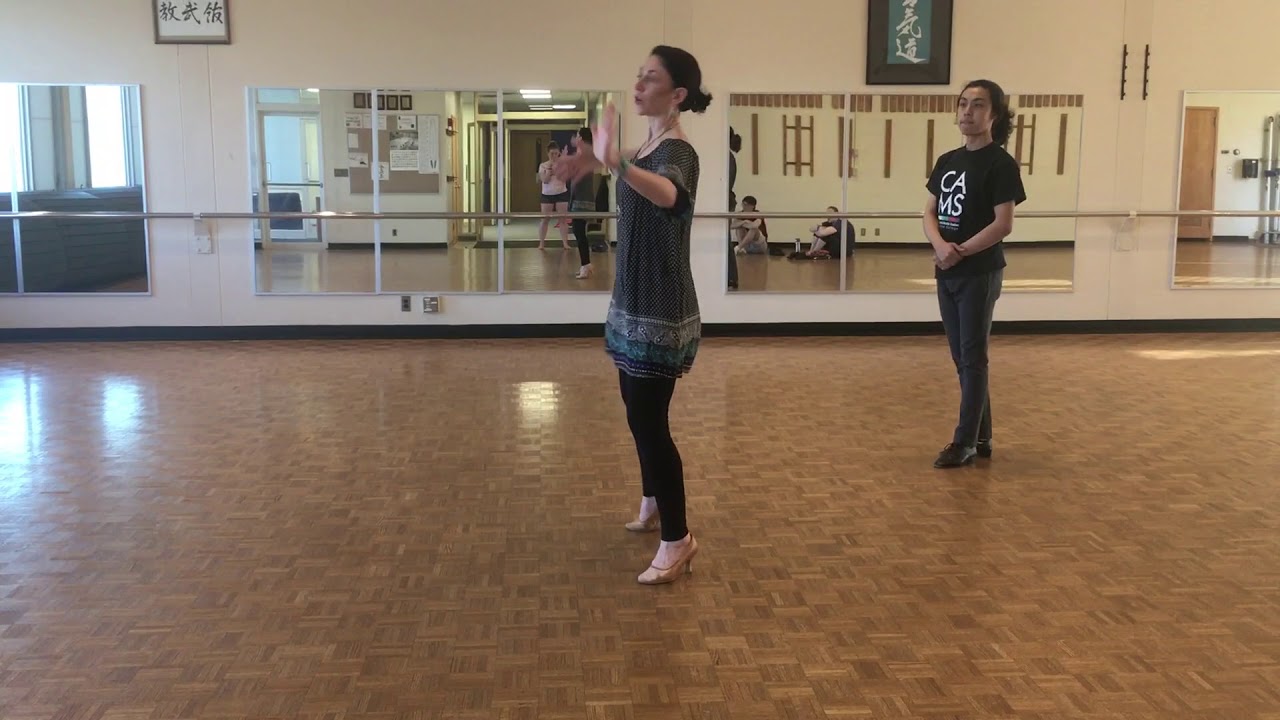 Silver Smooth Tango Cross Turn into Oversway - YouTube
