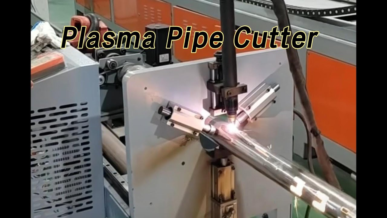 Small Portable Plasma Round Pipe Cutting Machine for Stair Handrail ...