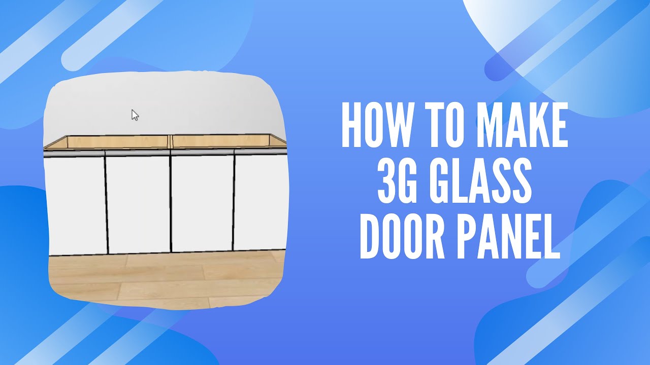 [Kitchen Cabinet FAQ] How to make 3G glass door panel? | AiHouse - YouTube