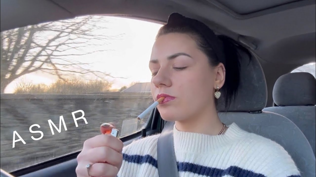 ASMR | Let’s Drive, Smoke & Chew Gum (Shoutout to Steven 💖) - YouTube