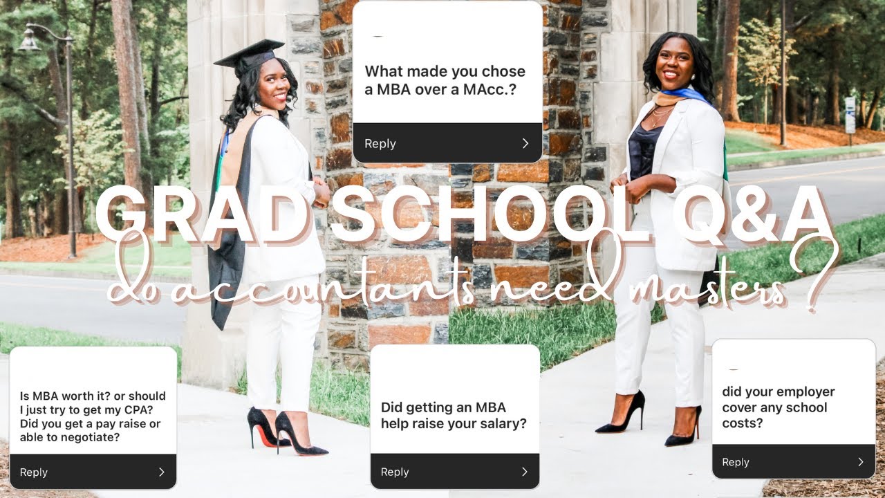 ACCOUNTING GRAD SCHOOL Q&A| Do you really need a masters to be a CPA ...