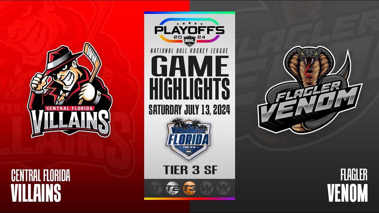 NBHL Florida Tier 2-3 Playoffs: Flagler Venom vs. Central Florida ...