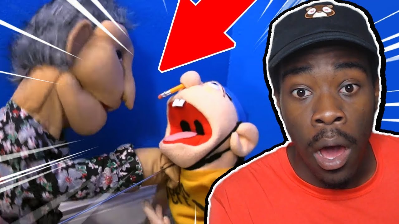 SHE TRYING TO HURT JEFFY! | SML Movie Jeffy's Nanny Reaction - YouTube