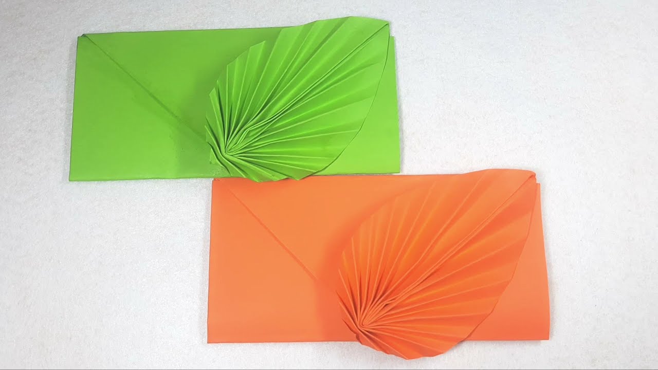 How to make a leaf envelope | DIY Envelope | Easy Origami Tutorial DIY ...