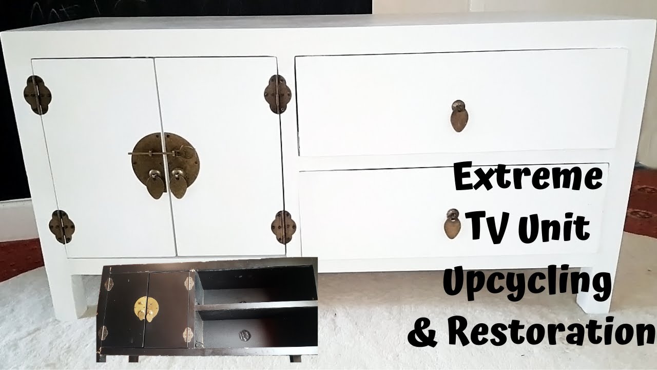 Extreme TV Unit Makeover: Upcycling & Restoration for a Stunning Living ...