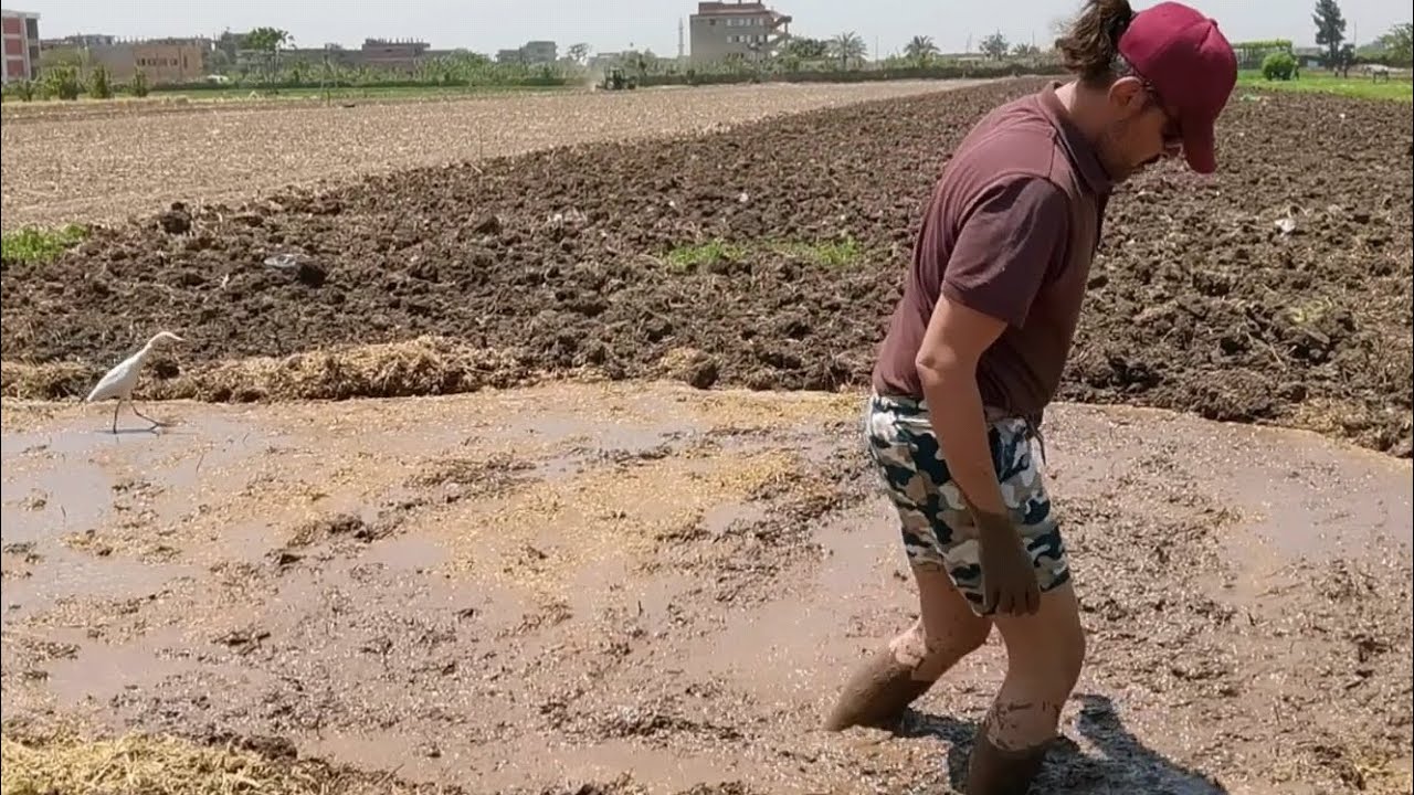 preparing the mud to build my new mud house @NileMud - YouTube