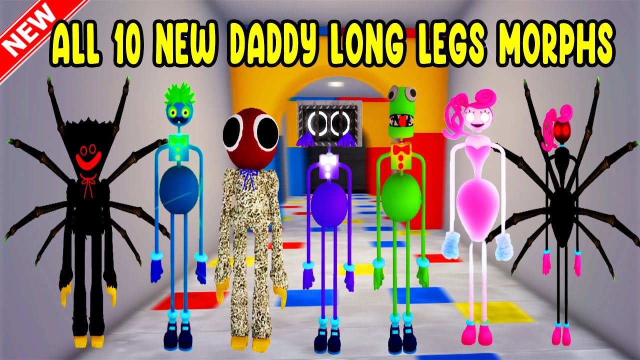 UPDATE - How To Find ALL 10 NEW DADDY LONG LEGS MORPHS in Find The ...