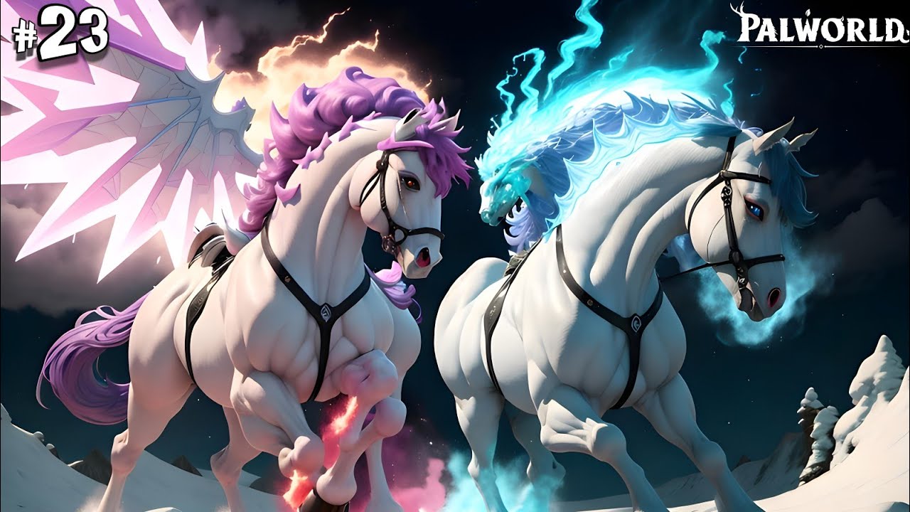 BREEDING MOST POWERFULL DARK TYPE PAL FROSTALLION NOCT #23 #palworld ...