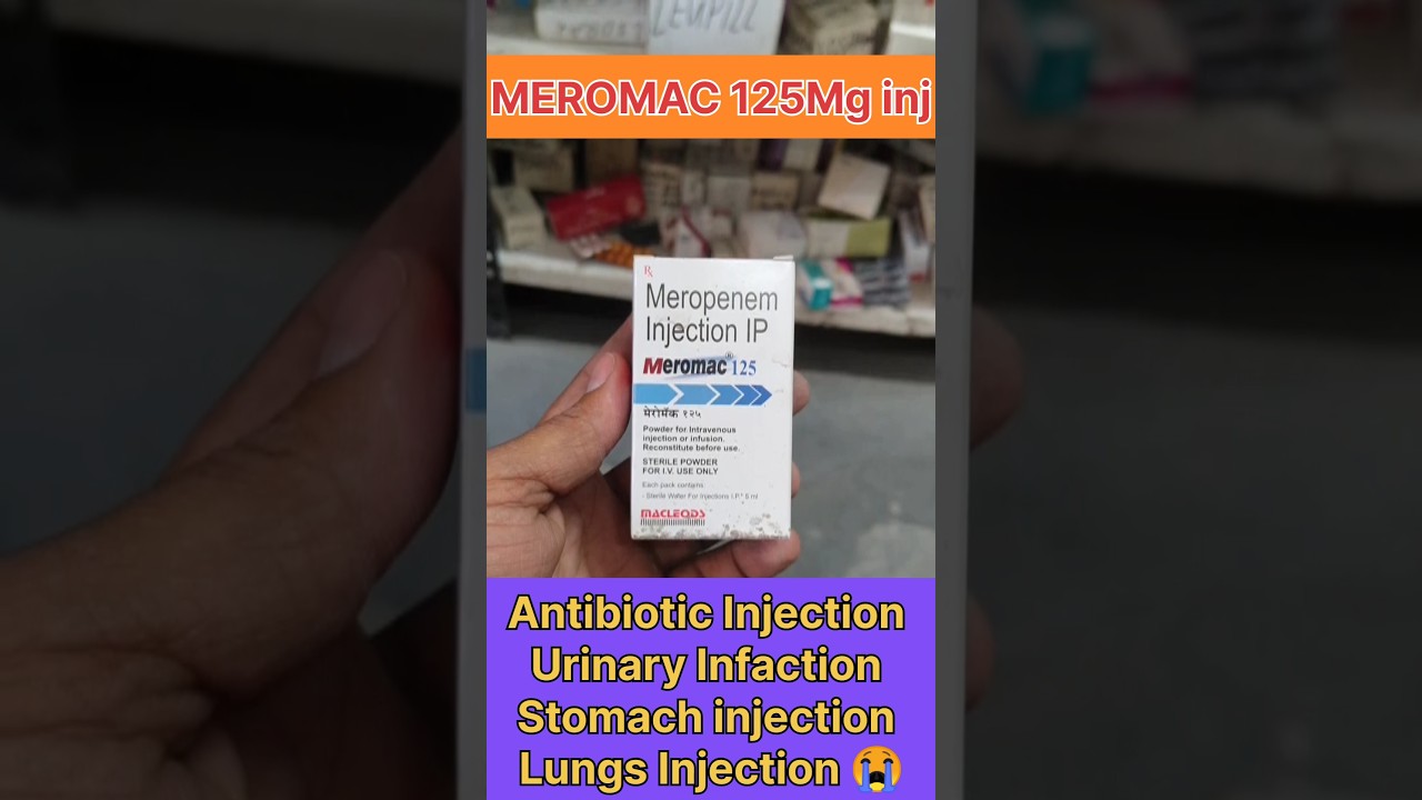 Meromac 125mg 😎Injection Use Hindi videos 2025 #hospitaltraining # ...