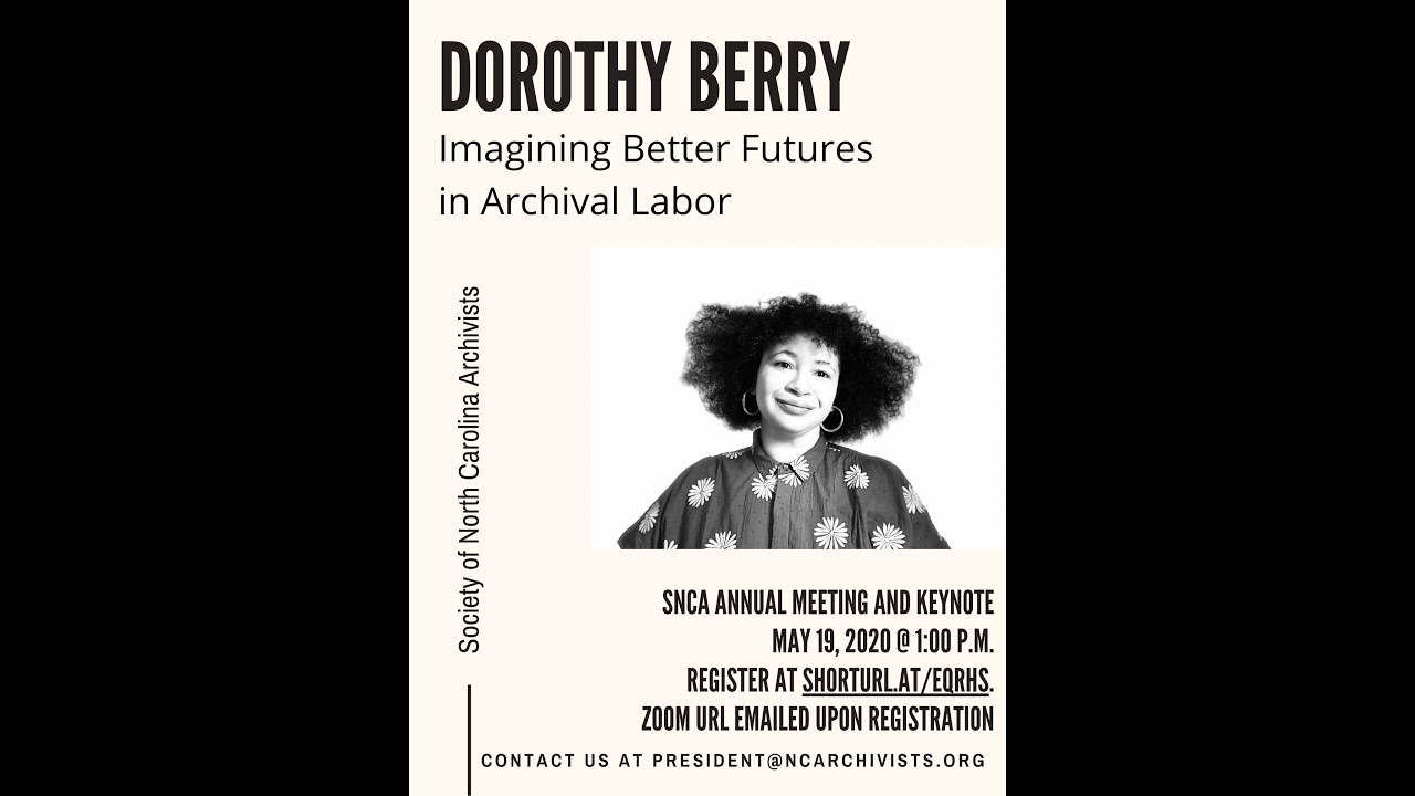 Dorothy Berry Keynote - YouTube