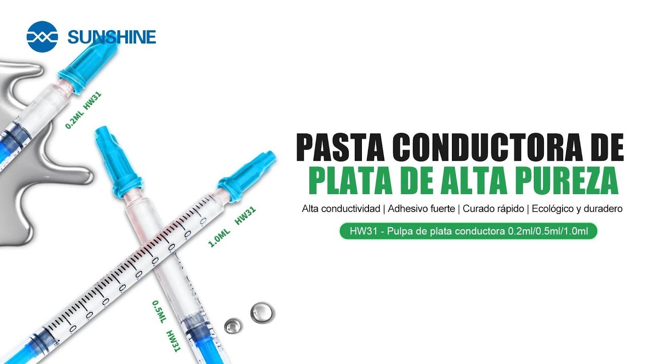 RELIFE HW31 Pasta conductora de plata de alta pureza - YouTube