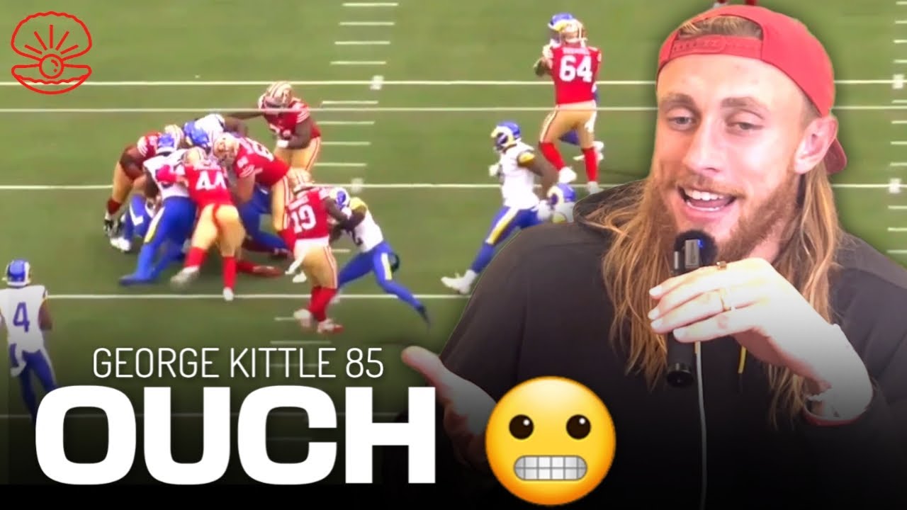 George Kittle on being at the bottom of a dog pile - YouTube