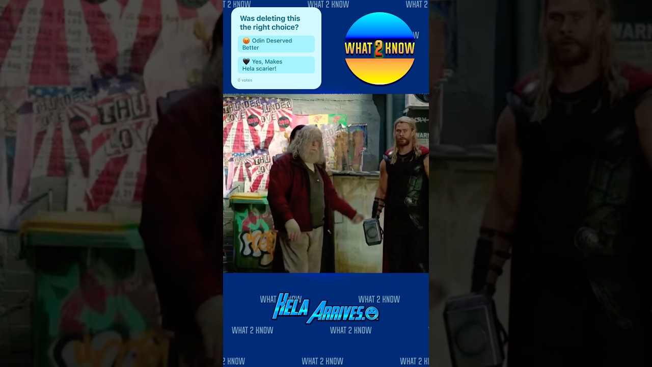 Odin Was a Hobo?! The Thor Scene Marvel Removed! #marvel #mightythor # ...