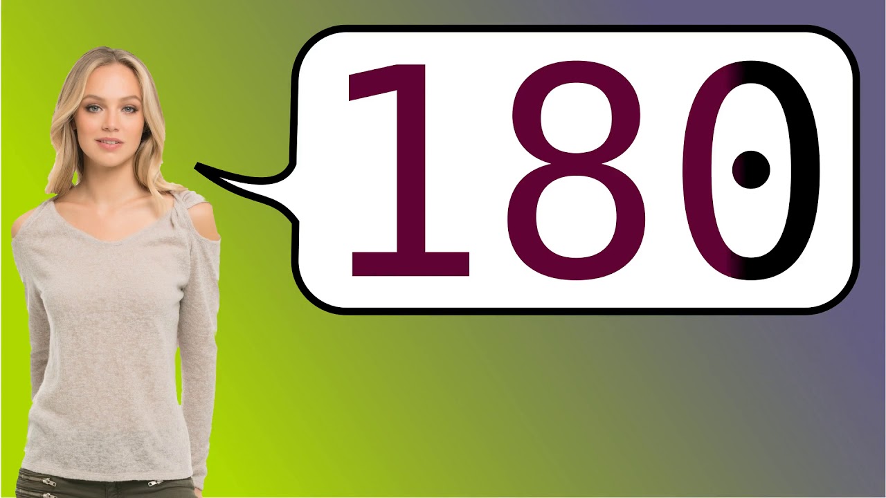 How to say '180' in French? - YouTube