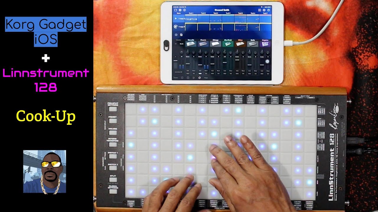 Korg Gadget + Linnstrument 128 Cook-Up // Stay Safe! - YouTube
