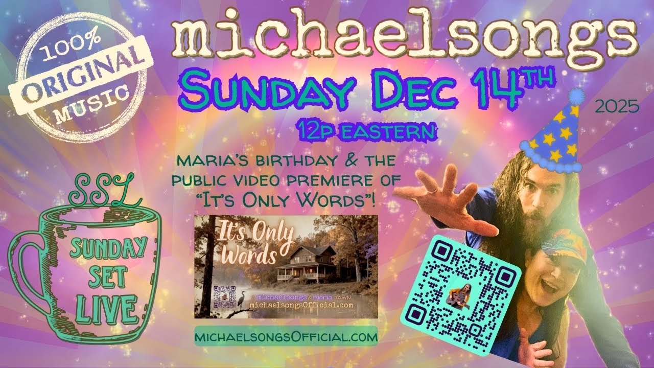 LIVE original music by michaelsongs - Sunday Set Live: Dec 14, 2025 ...