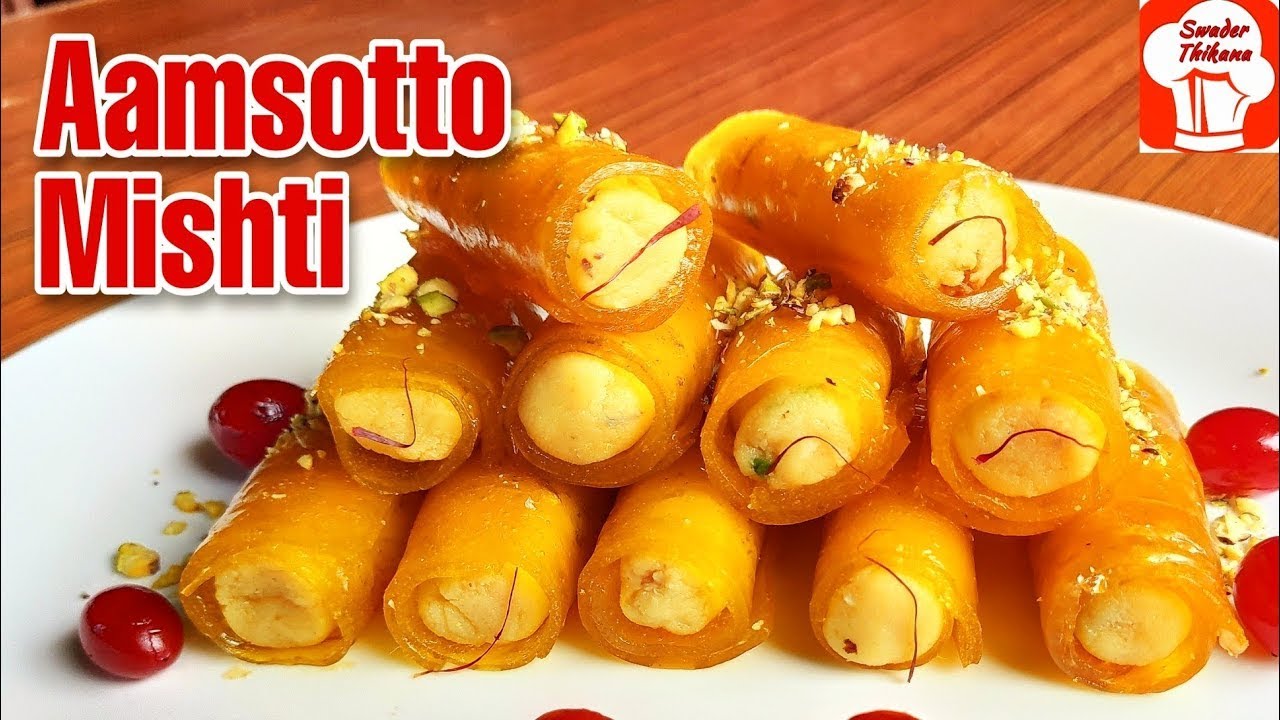 Aamsotto mishti |Aamsotto sandesh recipe|Bengali sweet aamsotto roll ...