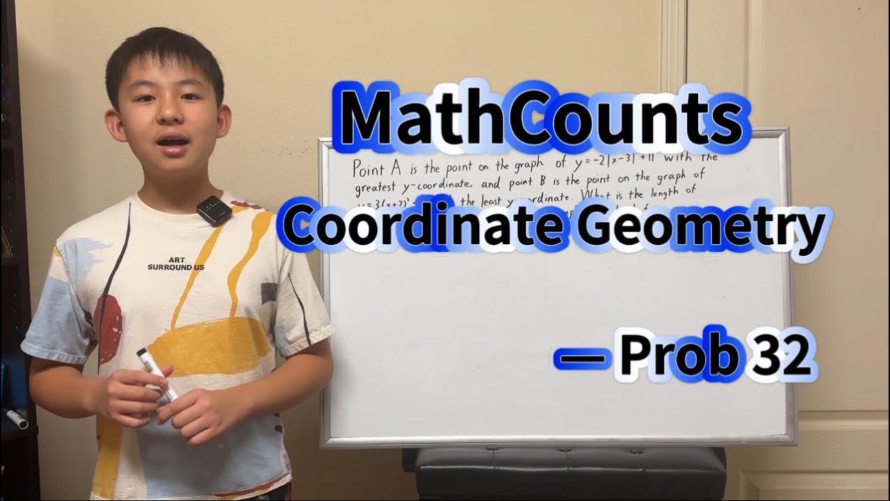 MathCounts Coordinate Geometry Problem —Prob 32 - YouTube