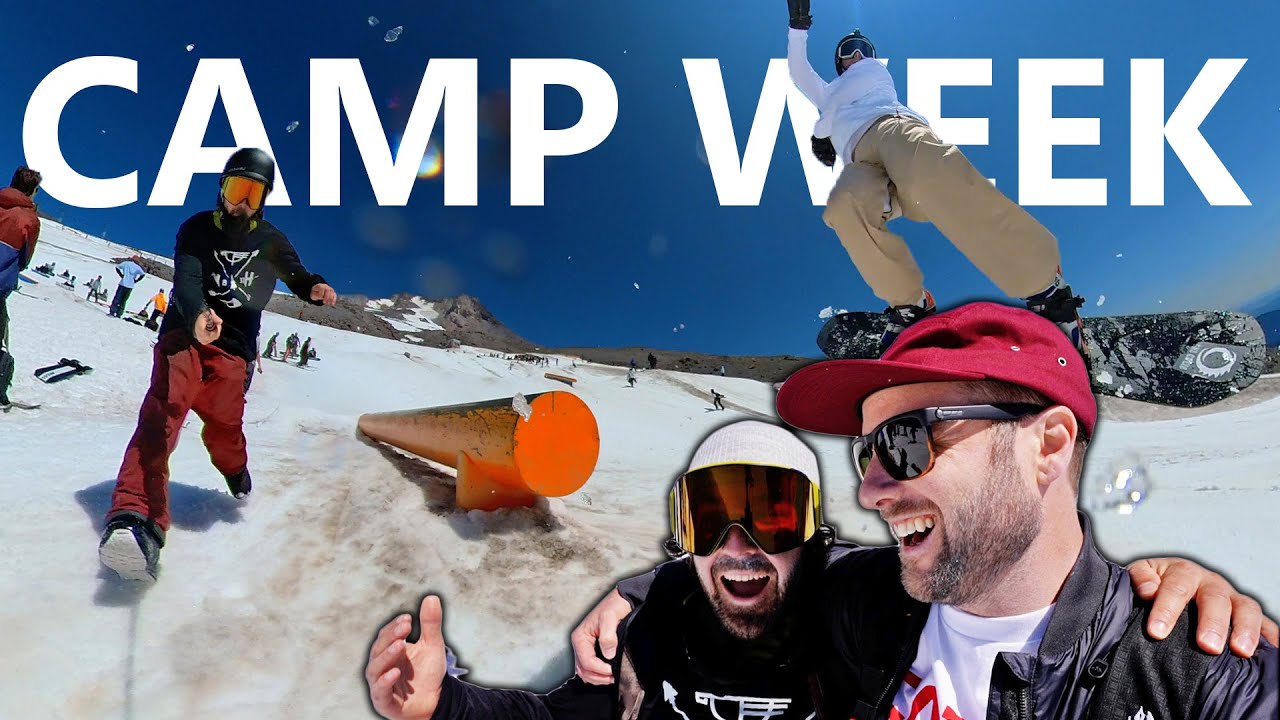 Summer Snowboarding Camp Week at High Cascade - YouTube