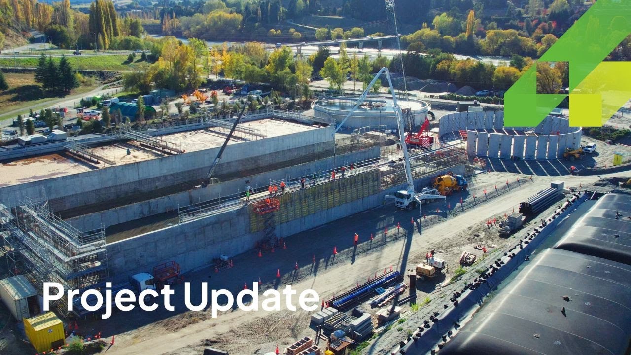 Shotover Wastewater Treatment Plant Upgrade - Project Update - YouTube