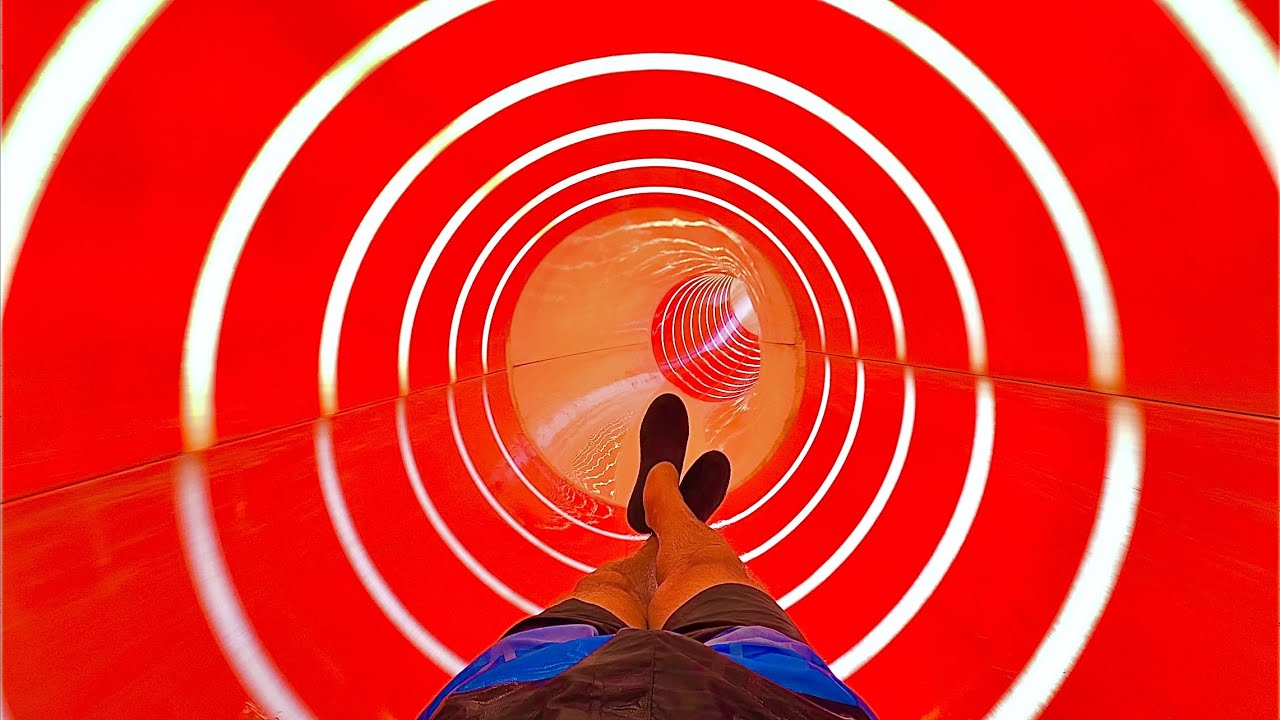 Anktalya Aquapark - Space Hole Water Slide - YouTube