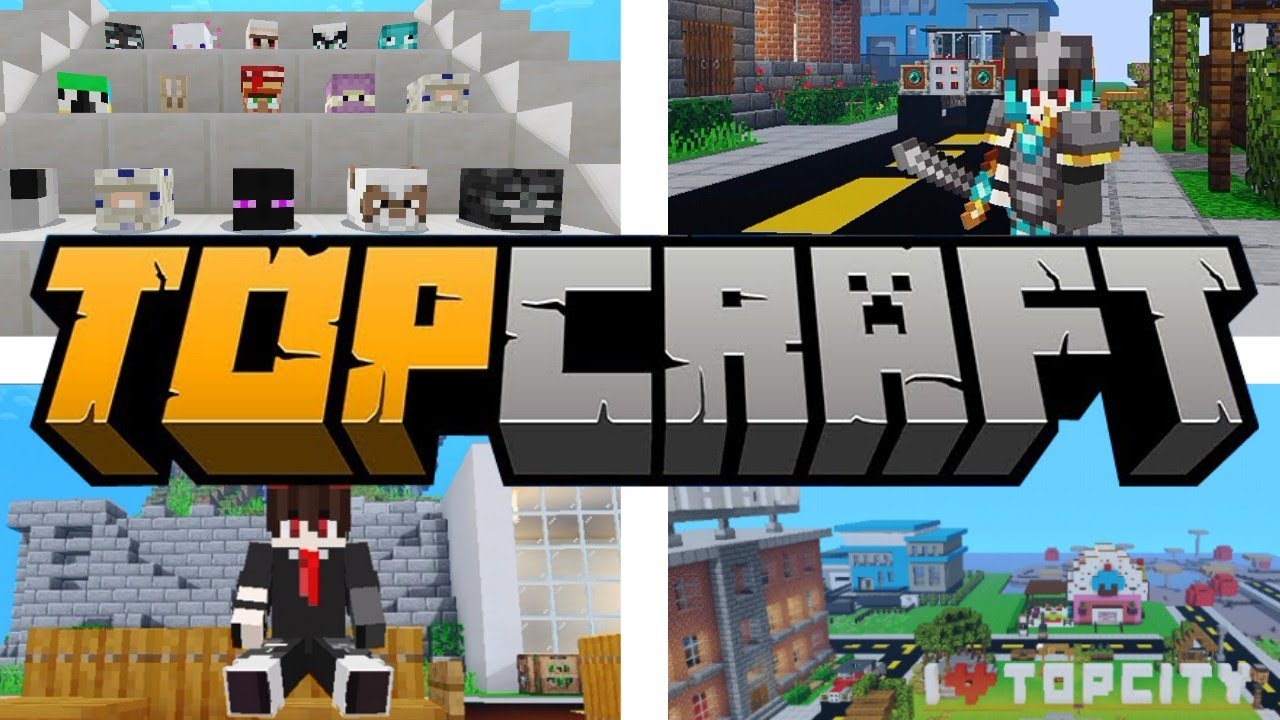 MINECRAFT BEDROCK: Mapa de TopCraft + DataPacks/Addons!! - YouTube