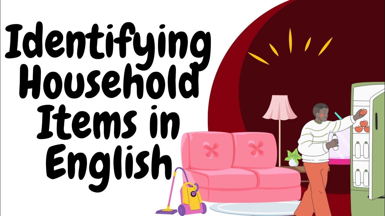 Identifying Household Items in English| English Language Practice - YouTube