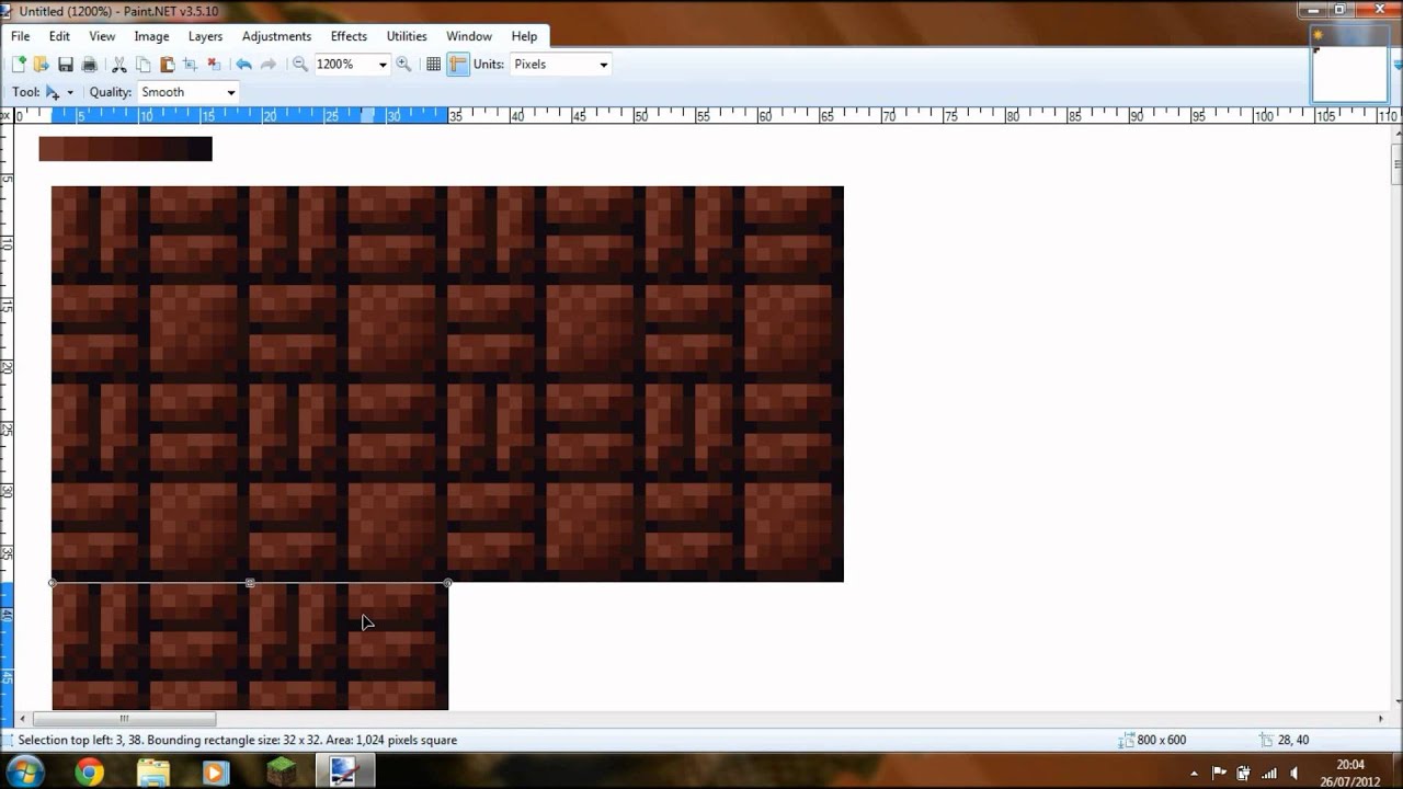 Let's make a texture pack - Netherrack and netherbrick - YouTube