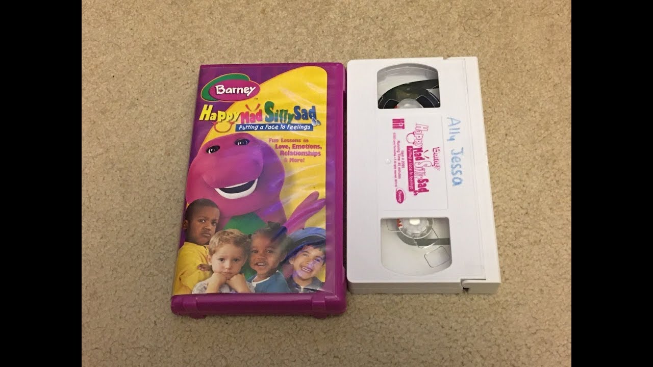 Opening And Closing To Barney: Happy, Mad, Silly, Sad 2003 VHS - YouTube