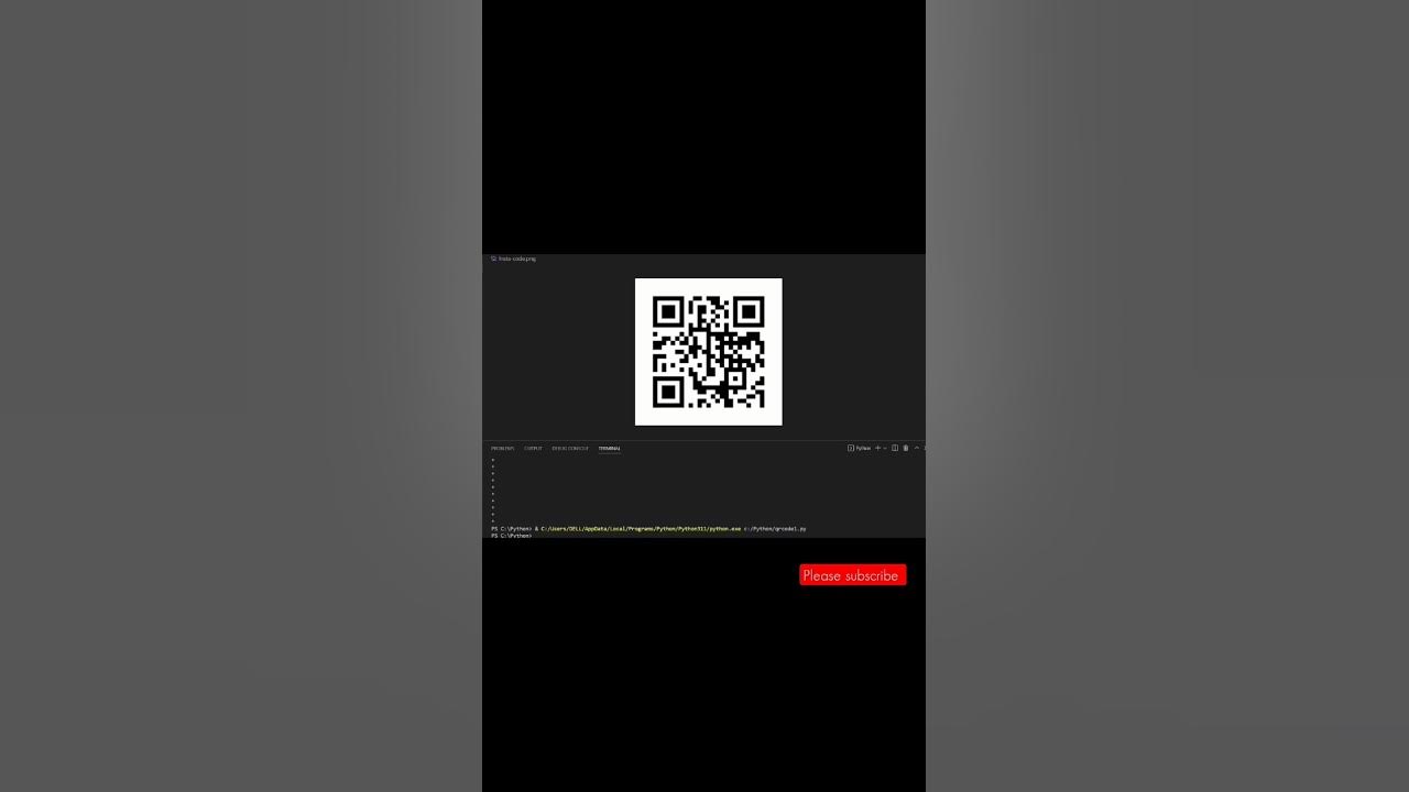 How To Create Qrcode In Python Under 4 Lines Codepythonprojects Pythonprogramming 6387