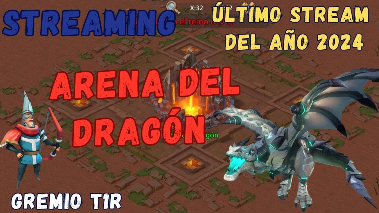 Ultimo streaming del año | Arena del dragón - Lords Mobile - YouTube