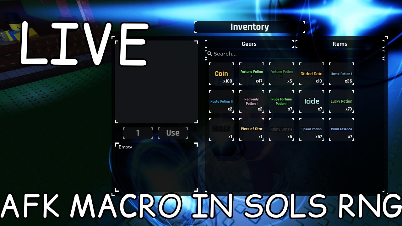 SOL'S RNG LIVE AFK MARCO STREAM - YouTube