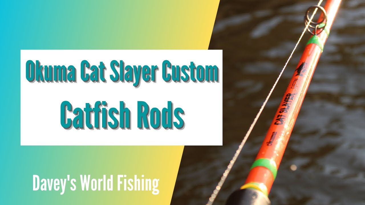 First Look at the New Okuma Cat Slayer Custom Catfish Rods - YouTube