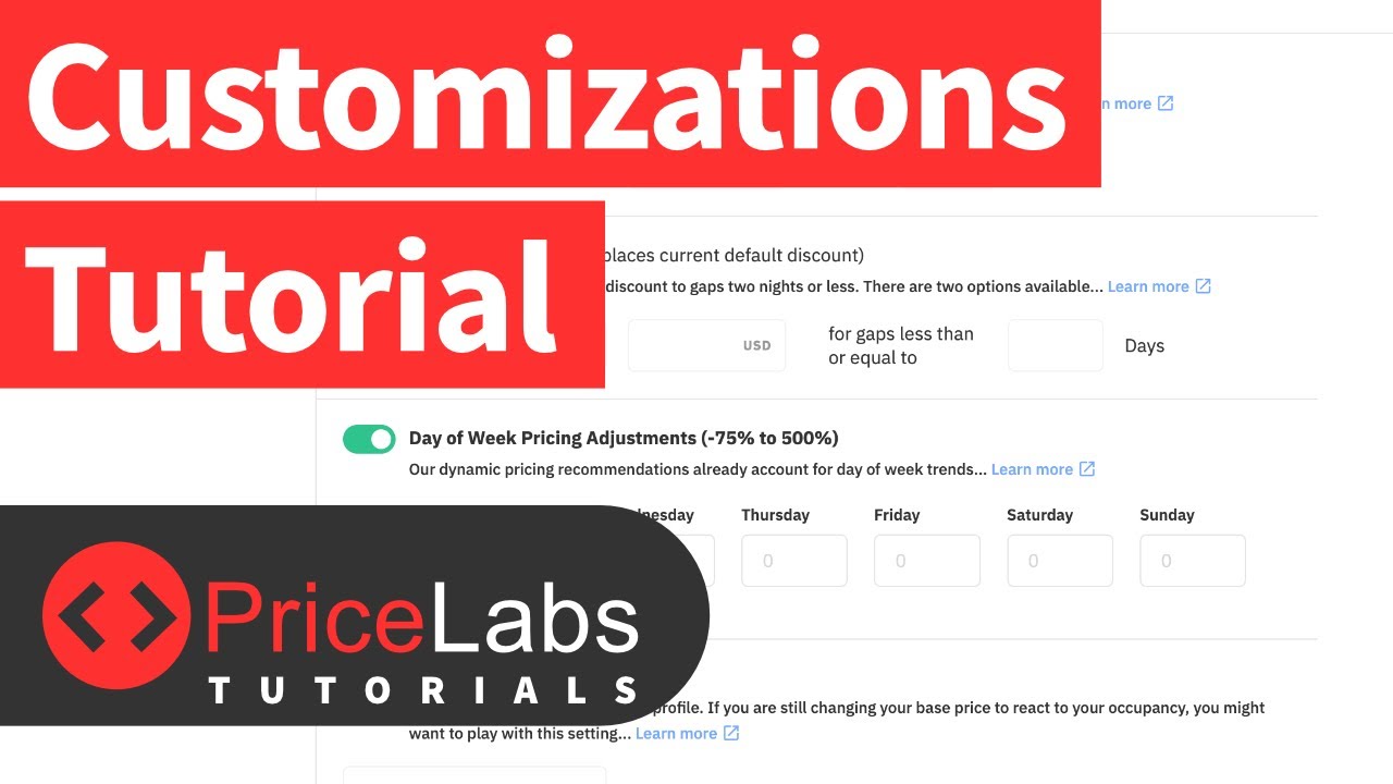 ALL PriceLabs Customizations Tutorial | 2025 UPDATED | Smart Pricing ...