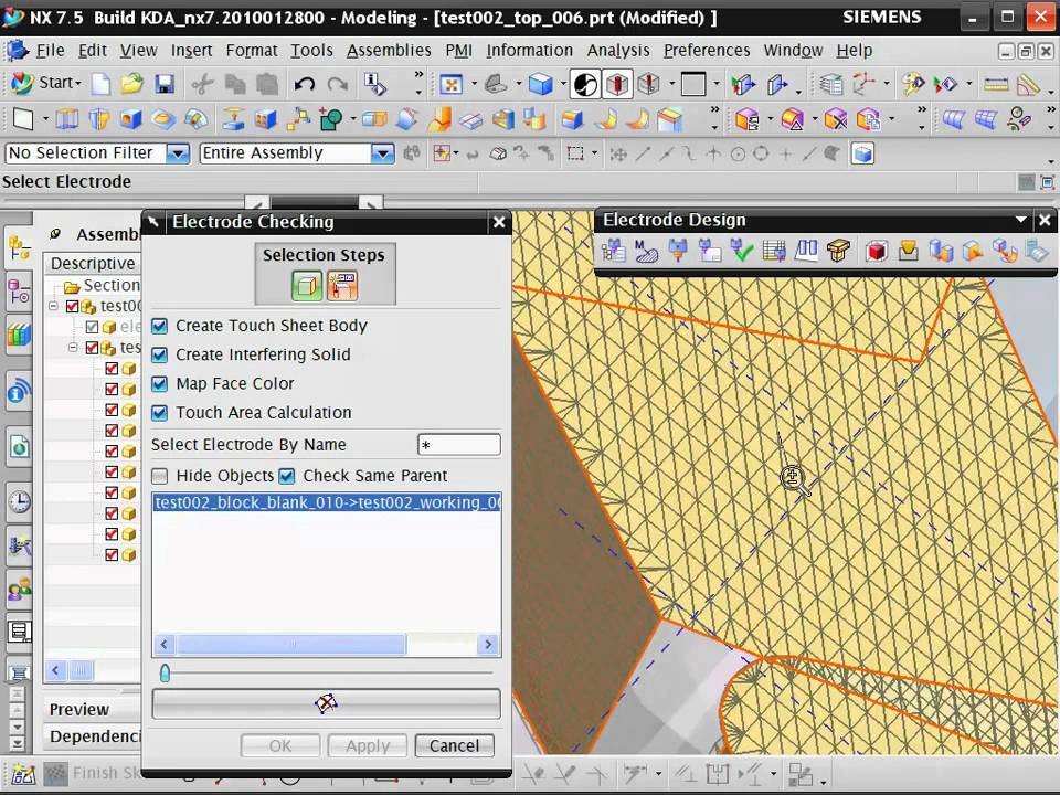 NX CAD - Projektowanie elektrod w module NX Electrode Design - 2 ...