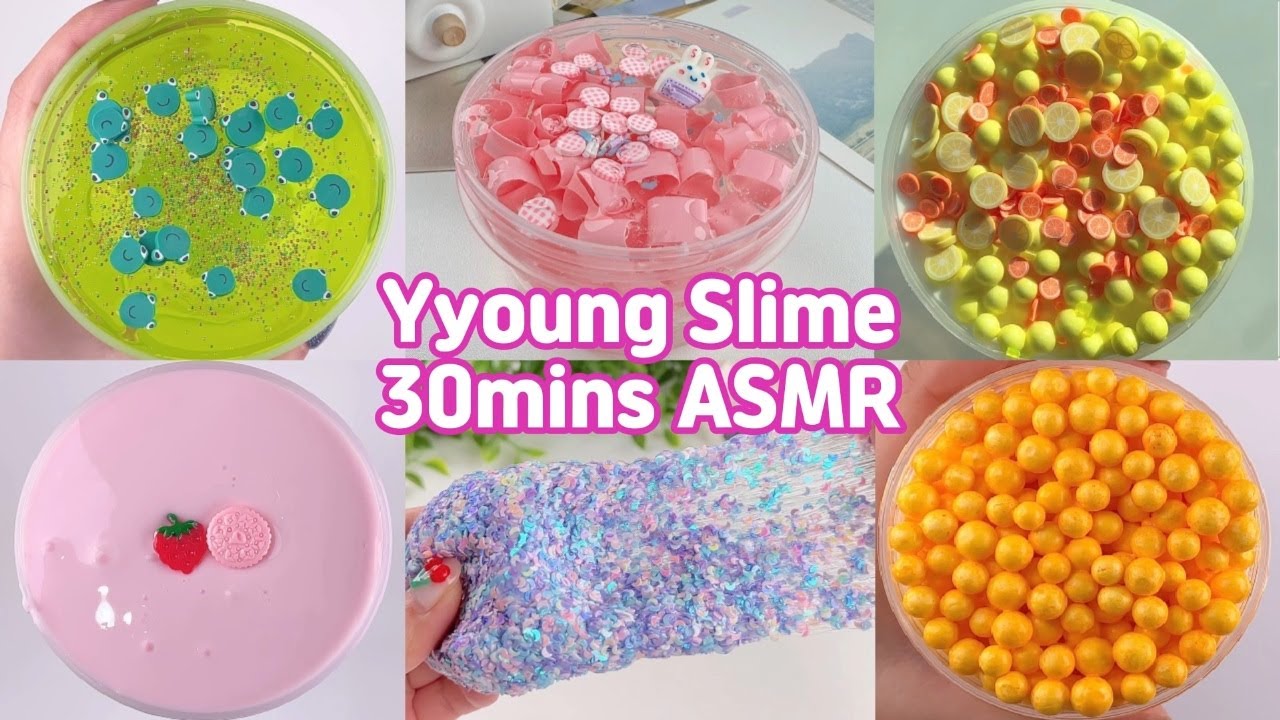 Satisfying Slime ASMR - Yyoung Slime Compilation - YouTube