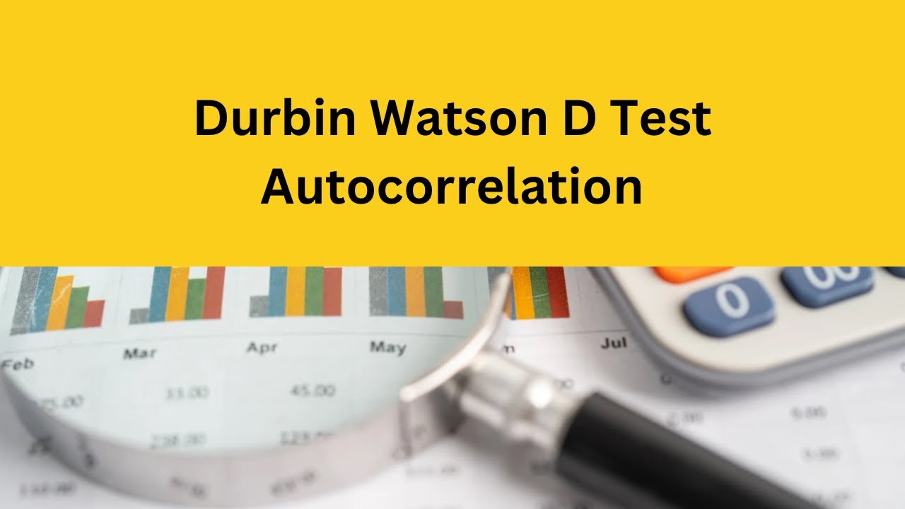 Durbin Watson D Test : Autocorrelation - YouTube