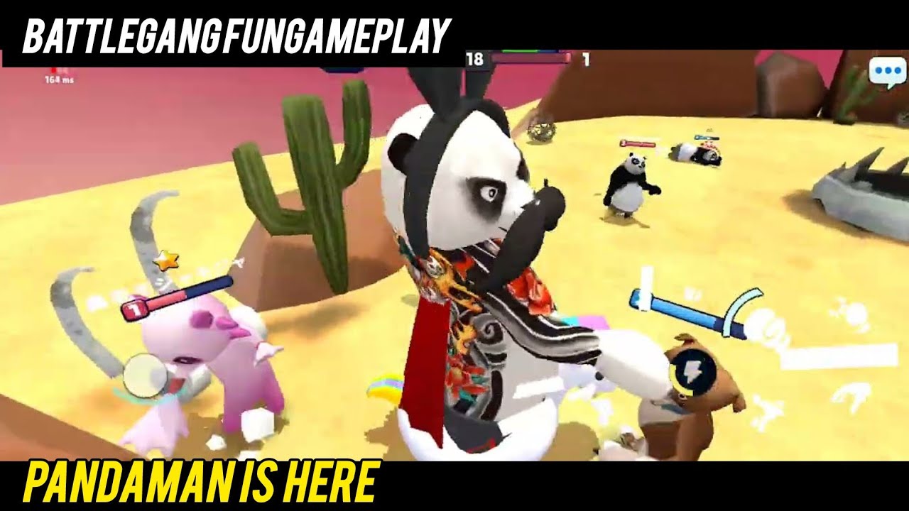 Panda Insane battles|Battle gang.Exe|Panda|Games like gangbeast# ...