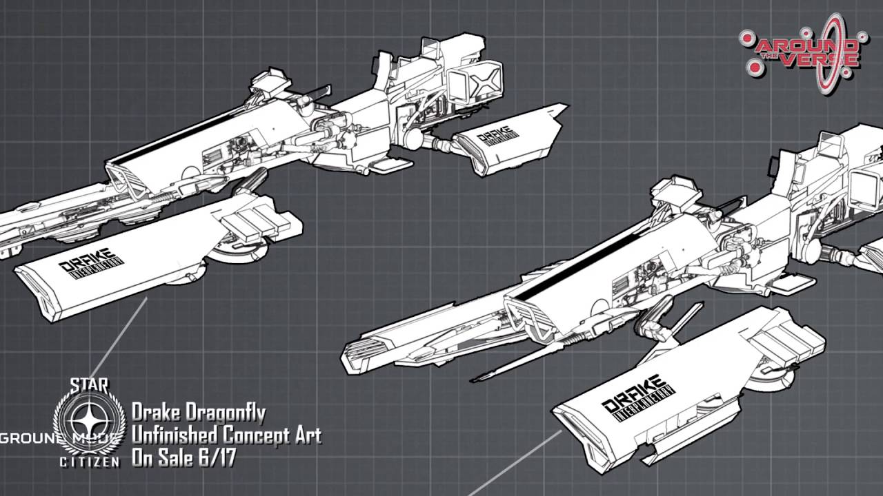 Star Citizen : Drake Dragonfly : Space Motorcycle - YouTube