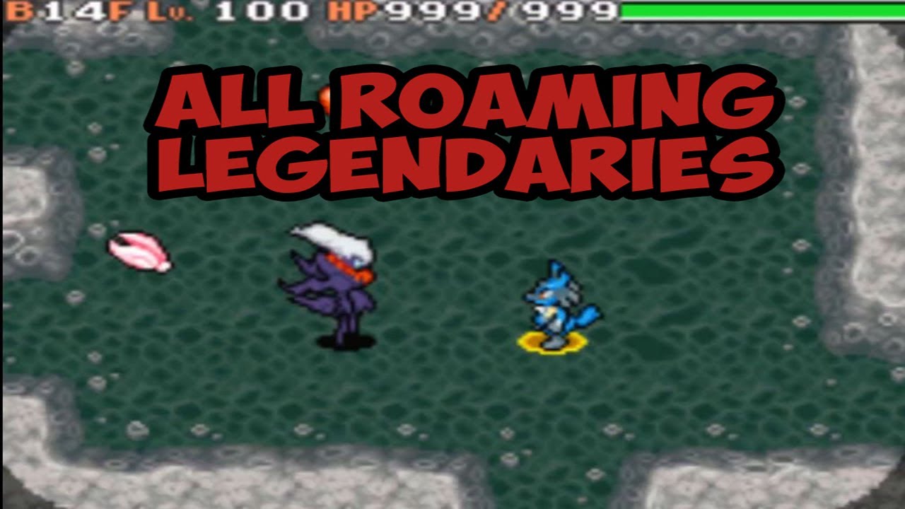 Roaming Legendaries (How to Recruit) - Pokemon Mystery Dungeon ...