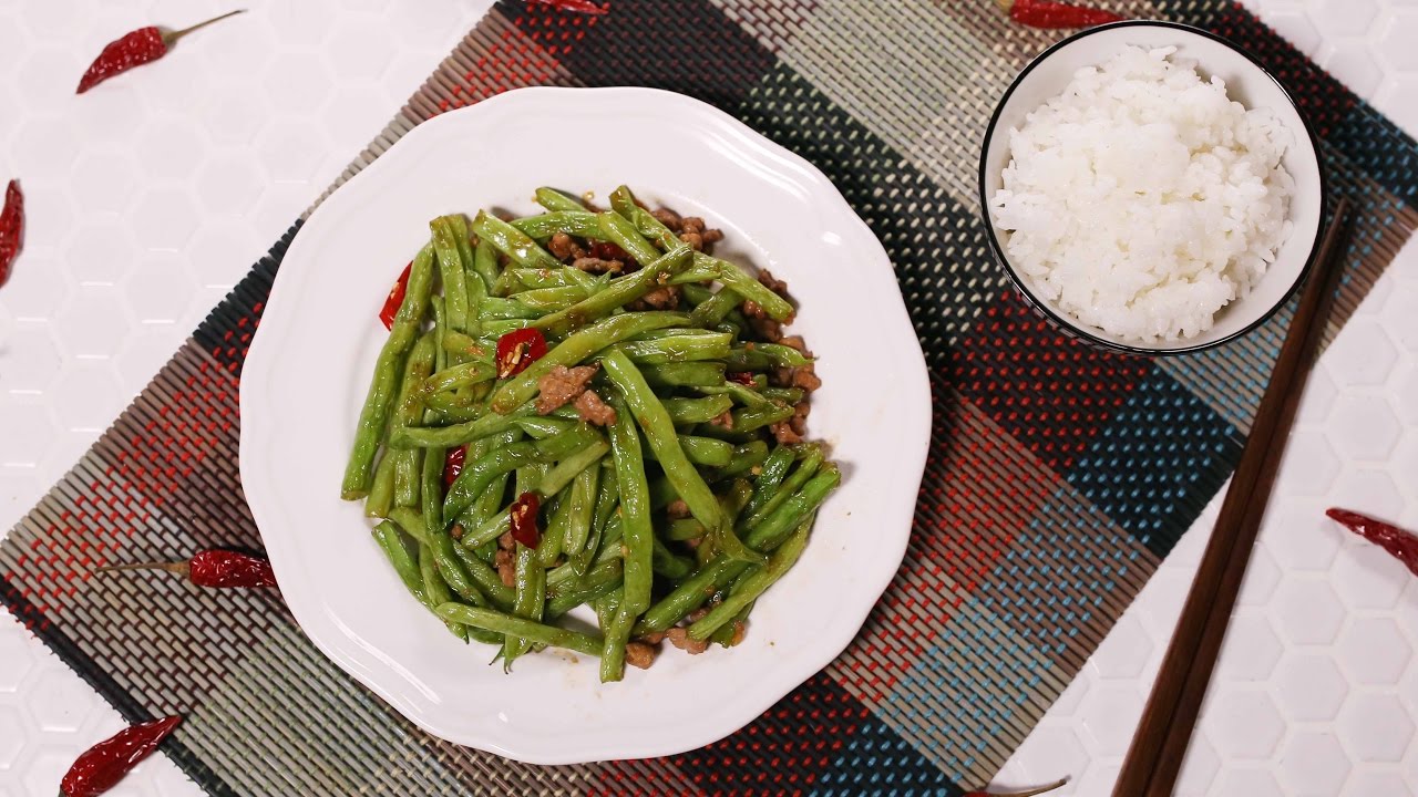 乾煸四季豆 ∣ 快速上桌的超簡單家常菜 【COOKY中式料理】Dry Fried String Beans - YouTube