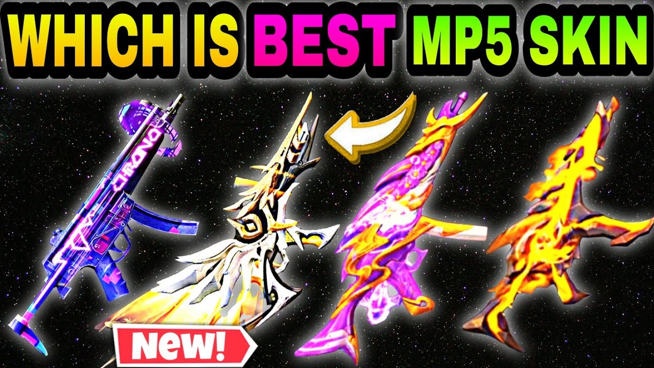 WHICH IS THE BEST MP5 SKIN IN FREE FIRE || TOP 5 MP5 SKIN IN FREE FIRE ...
