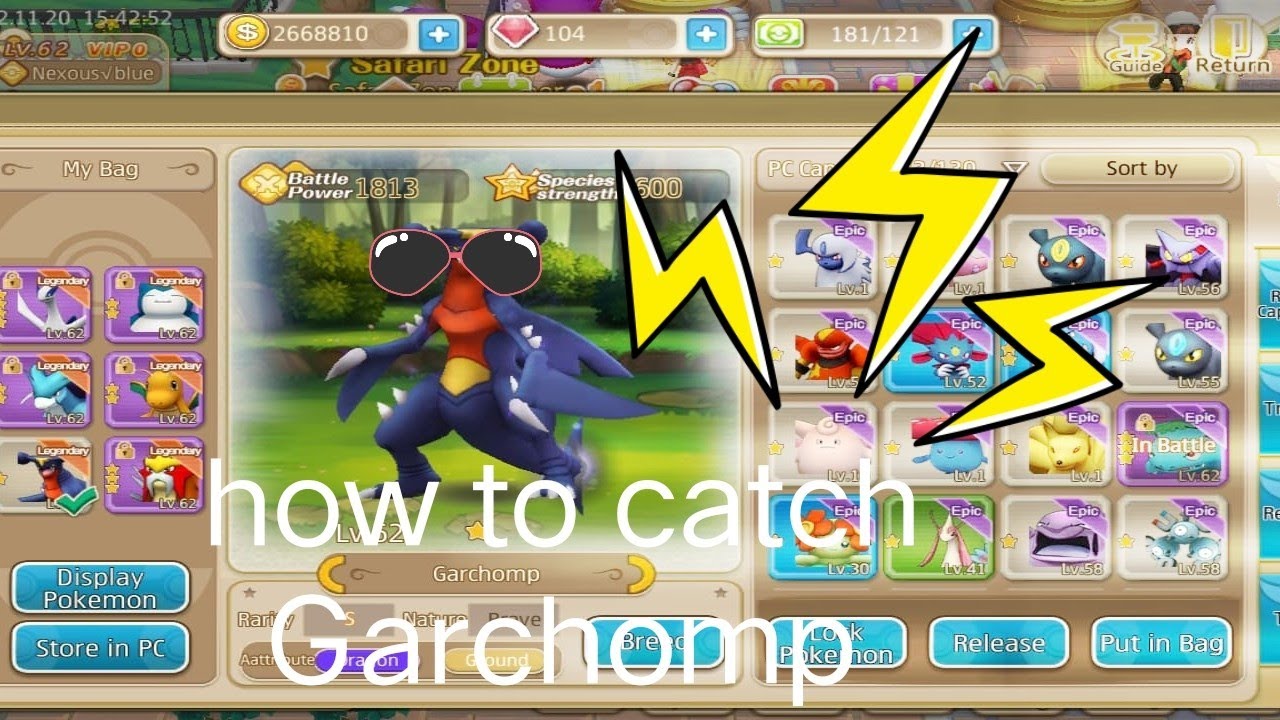 catching A Garchomp in pokect trainer | paradox Gamer - YouTube